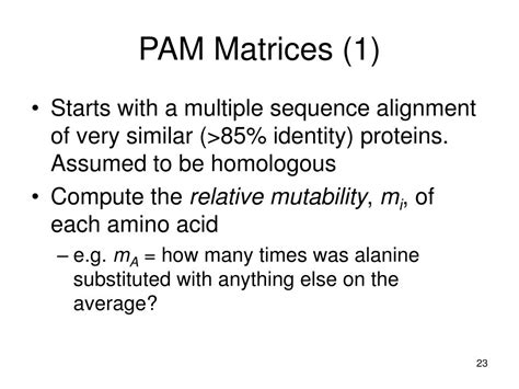 ppt cap5510 bioinformatics substitution patterns powerpoint