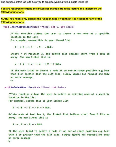 Solved The Purpose Of This Lab Is To Help You To Practice