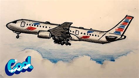 วาดรูปเครื่องบิน How To Draw Airplane Youtube
