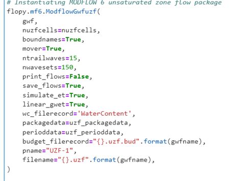 [quesiton] how to obtain water content in modflow 6 with depth