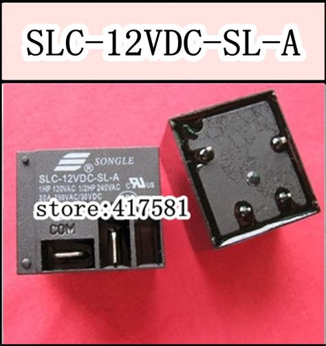 Wholesale Original Songle Slc 12vdc Sl A Slc 12vdc Sl C 30a 250v Power Relay Electric Water