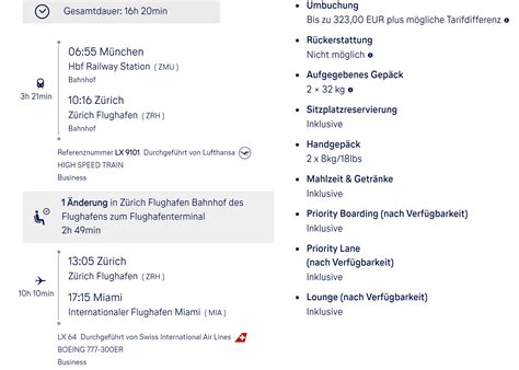 Lufthansaswiss Flug Zugflug Segment Verfallen Lassen Möglich