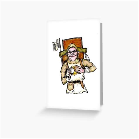 Monty Python And The Holy Grail Patsy Greeting Card By Maroonbeard