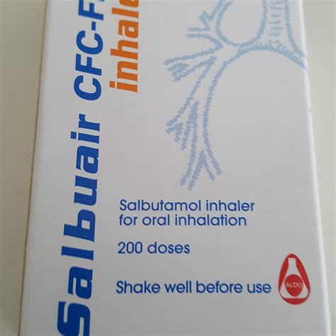 Salbuair Cfc Free Inhaler Beauty And Personal Care Sanitisers