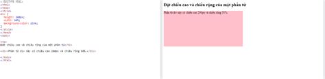 Css Cơ Bản Các Thuộc Tính điều Chỉnh Kích Thước Trong Css Cnet