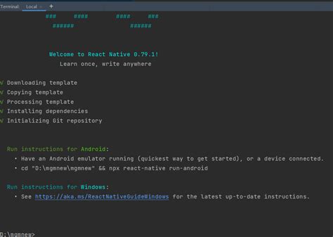 如何建一个标准的 React Native 项目创建react Native项目 Csdn博客