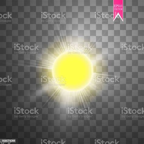 노 빛 효과입니다 투명 한 배경에서 반짝으로 항성입니다 벡터 일러스트 레이 션 개성 개념에 대한 스톡 벡터 아트 및 기타 이미지