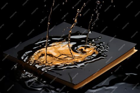 Premium Ai Image Photo Of Symbolic Torn And Wet Notebook