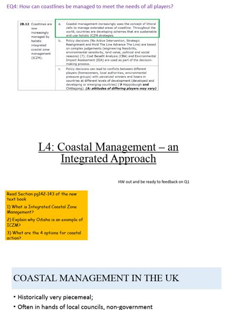 Iczm New Pdf Coast Coastal Geography