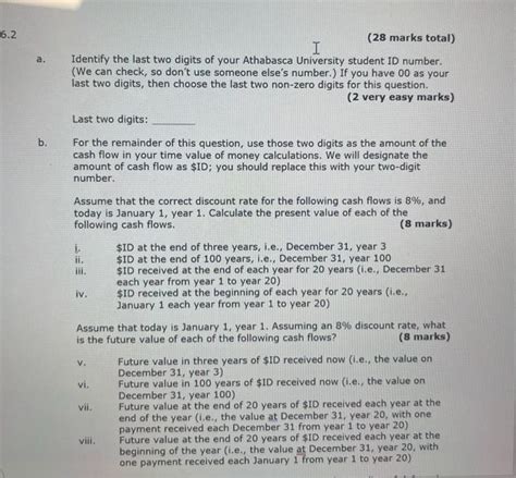 Solved 28 Marks Total Identify The Last Two Digits Of Your