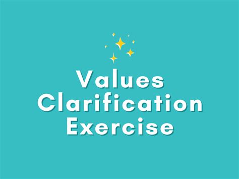 How To Value Clarification