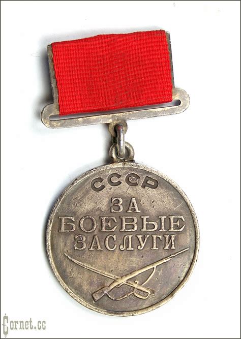 Корнетъ | Медаль "За боевые заслуги"