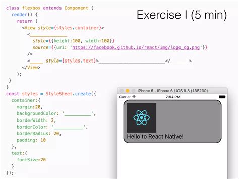 [react native] lecture 4 basic elements and ui layout by using flexbox