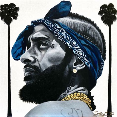 Nipsey Hussle Tupac Art Rapper Art Hip Hop Artwork