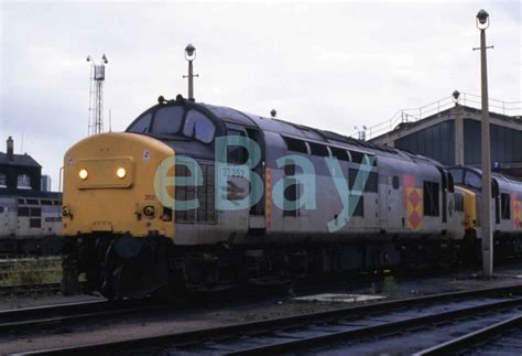 35mm Railway Slide Of Class 37 37252 Stratford Copyright To Buyer £4