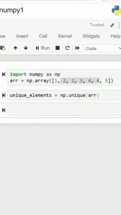 remove duplicate elements from a numpy array numpy python3 youtube