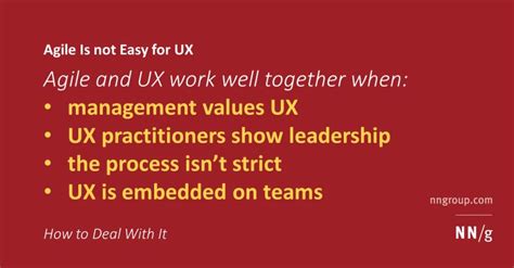 Billy Wu On Linkedin Agile Is Not Easy For Ux How To Deal With It