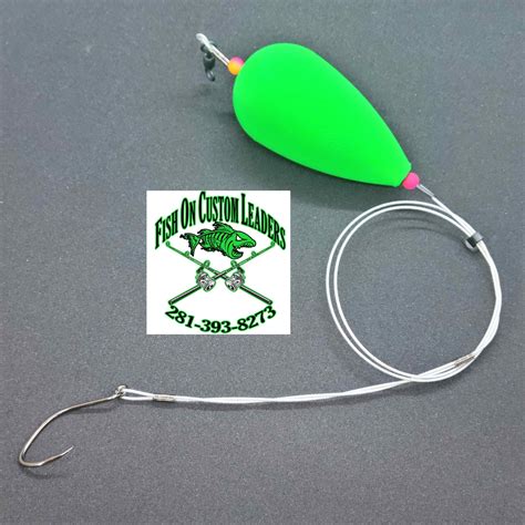Floating Gar Rig Fish On Custom Leaders