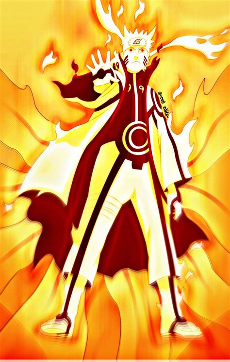 Naruto Kurama Mode Png Naruto Yellow Hd Phone Wallpaper Pxfuel