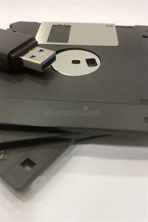 From Past To Present The Evolution Of Data Storage Stock Image Image