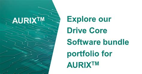 Drive Core Software Bundle Automotive Microcontroller Infineon