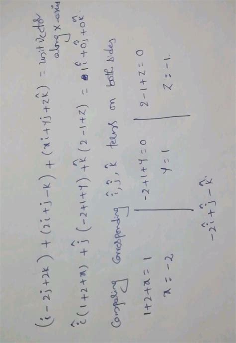 20 What Vector Must Be Added To The Two Vectors I 2j2k And 2î J K