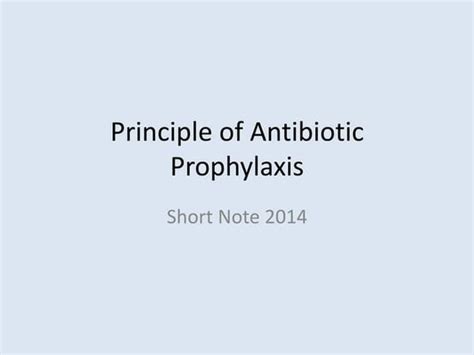 Empiric Antibiotic Management For Major Infections