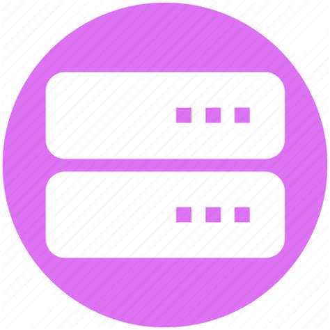Svg Data Data Storage Database Rack Server Web Host Icon