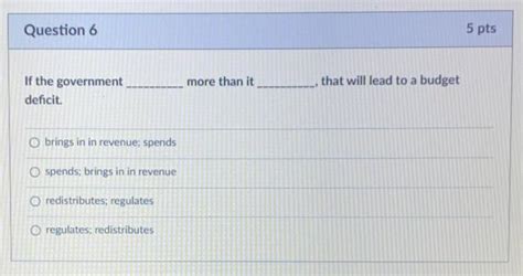 Question 6 5 Pts More Than It That Will Lead To A