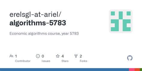 Github Erelsgl At Arielalgorithms 5783 Economic Algorithms Course