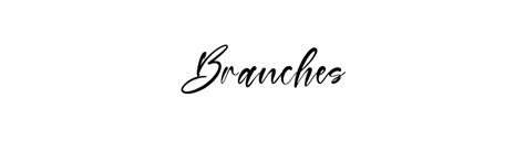 Branches Font