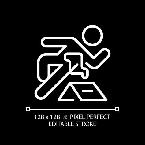 Crime Pixel Perfect White Linear Icon For Dark Theme Investigate And