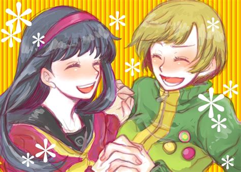 Satonaka Chie And Amagi Yukiko Persona And 1 More Drawn By Ftk Danbooru