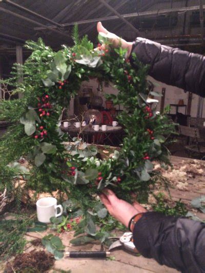 Binder Julkrans På Rosendals Trädgård Systrarna Och Jag