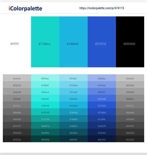 White Java Java Mariner Black Color Scheme Icolorpalette