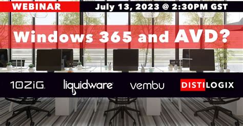 Distilogix On Linkedin Welcome You Are Invited To Join A Webinar Windows 365 And Avd Better…