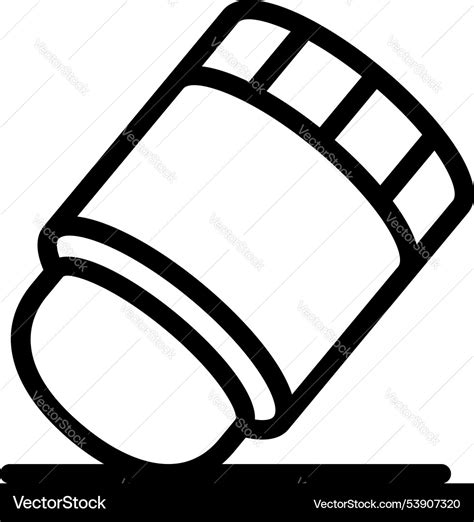 Round Push Button Switch Being Pressed Down Icon Vector Image