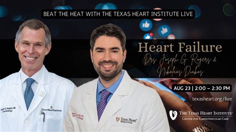 Beat The Heat With Drs Joseph G Rogers And Nikolaos Diakos Facebook