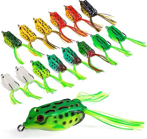Pad Crasher Topwater Bass Fishing Hollow Body Frog Lure With Weedless Hooks Fishing Tackle And