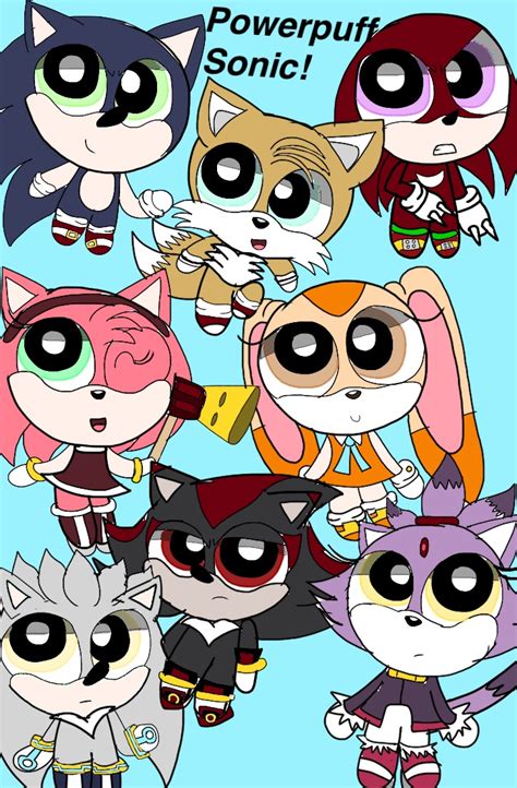 Sonic Characters In Ppg Style By Kareena08 On Deviantart