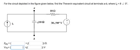 Solved 0 For The Circuit Depicted In The Figure Given Below