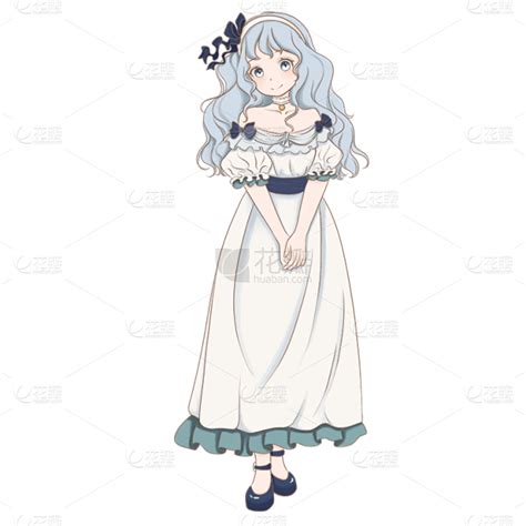 手绘小女孩洛丽塔人物9