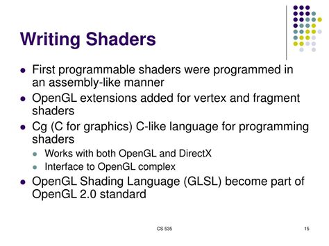 PPT OpenGL Shading Language PowerPoint Presentation Free Download ID