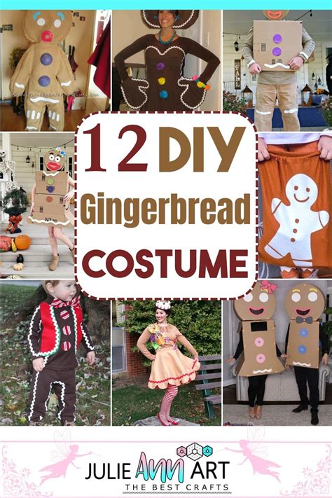 12 Diy Gingerbread Costume Ideas For Sweet Cookie Lovers Gingerbread Man Costumes Gingerbread