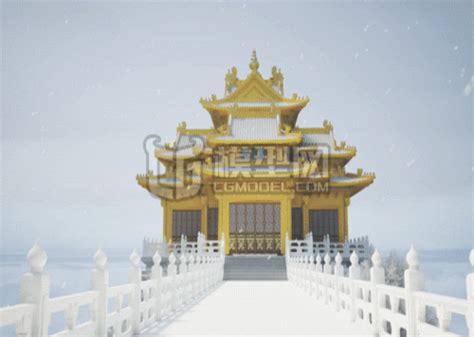 洛阳ue5《老君山雪景》云海 Vdb动态流云模型 自然场景模型库 Unreal Engine模型下载 Cg模型网
