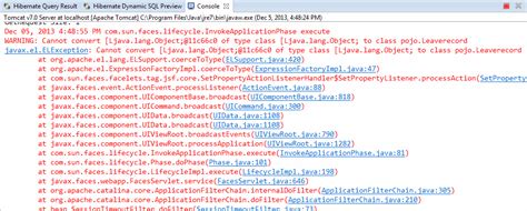 Hibernate Exception In Setting The Datatable Values In Pojo Class