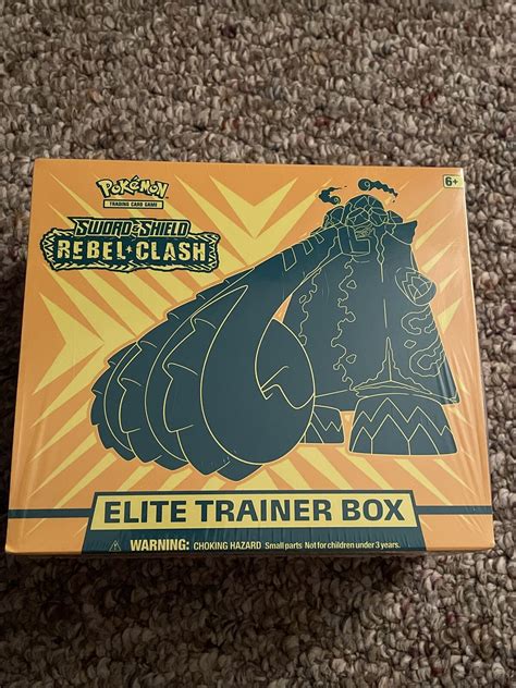 Pokemon Sword And Shield Rebel Clash Elite Trainer Box Unopened Values
