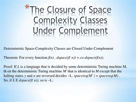 ppt theory of computation topic complexity classes space complexity
