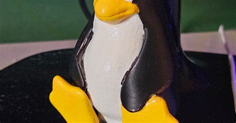 Supportless Tux Linux Penguin Mascot By Ideislife Download Free
