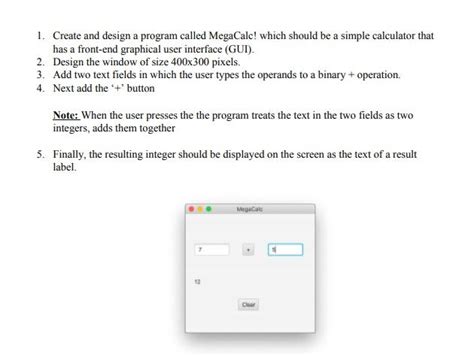 Solved Create A GUI Calculator In Java With Java FX NO Chegg